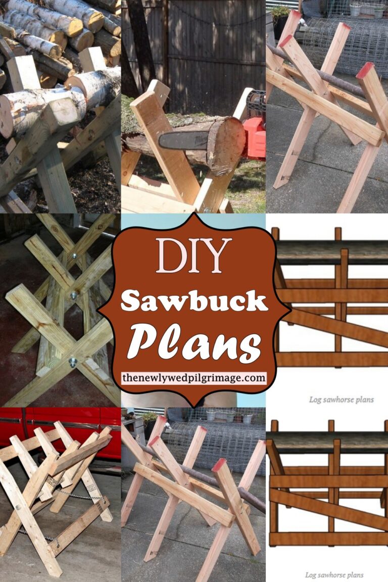 7 Free DIY Sawbuck Plans To Build You Own - The Newlywed