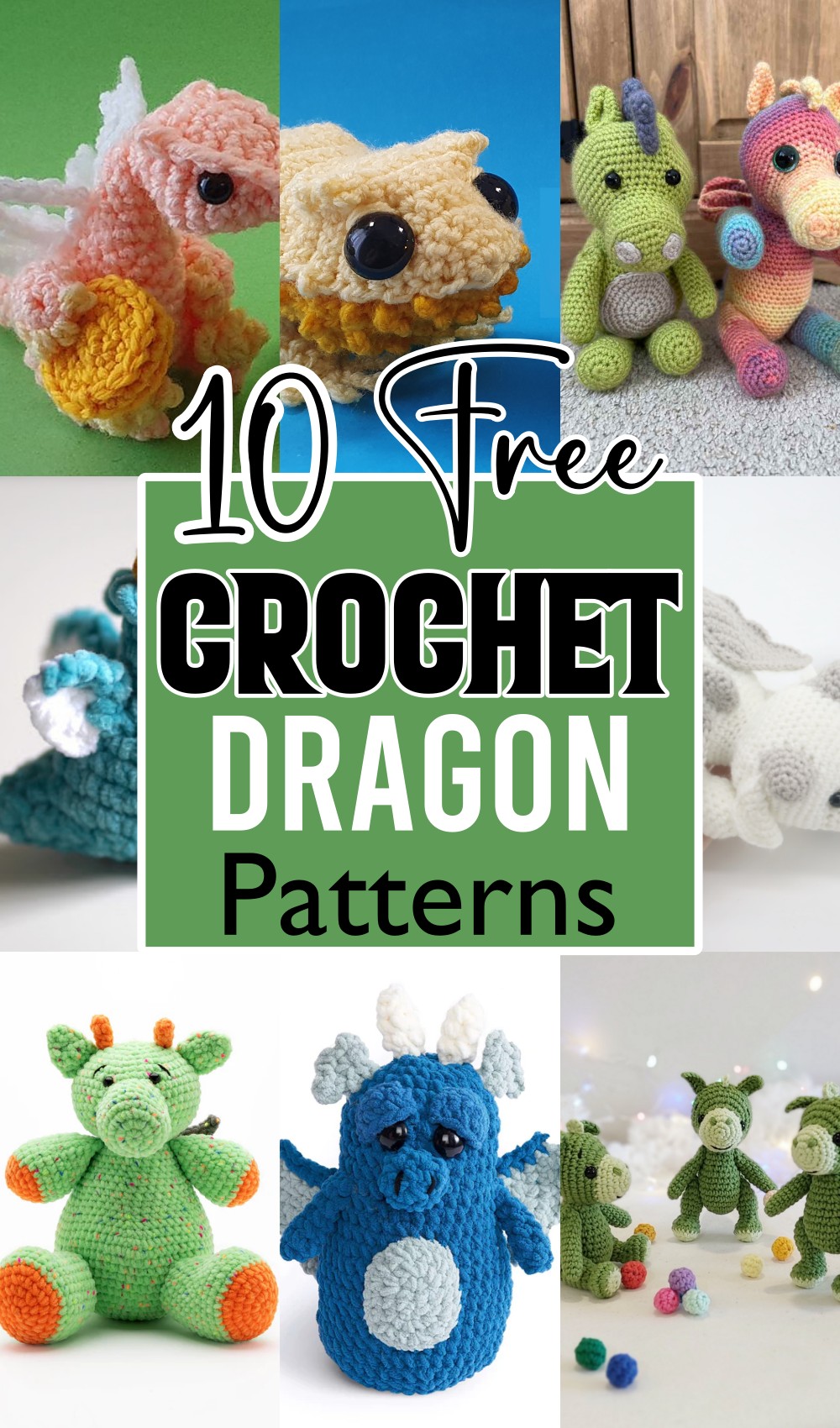10 Free Crochet Dragon Patterns To Play And Cuddle - The Newlywed