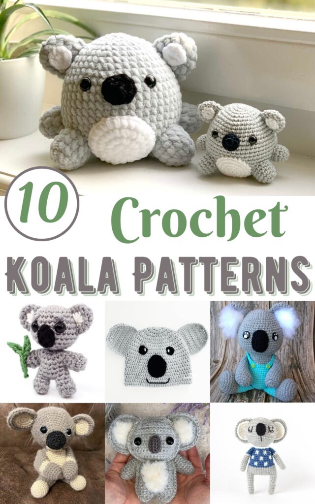 10 Cute Crochet Koala Patterns For Free - The Newlywed