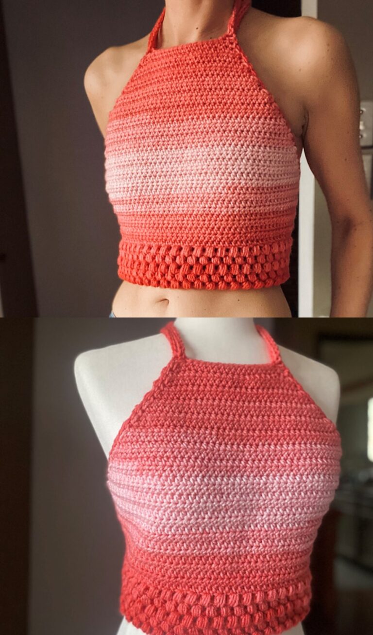 15 Free Crochet Halter Top Patterns For Warm Weather - The Newlywed