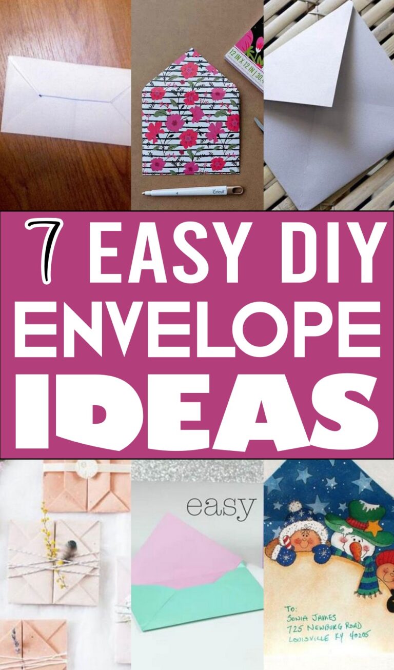 7 Easy DIY Envelope Ideas From Paper - The Newlywed