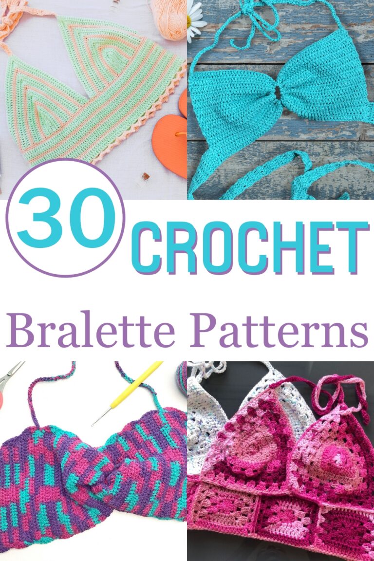 30 Free Crochet Bralette Patterns For Beach Days This Summer - The Newlywed