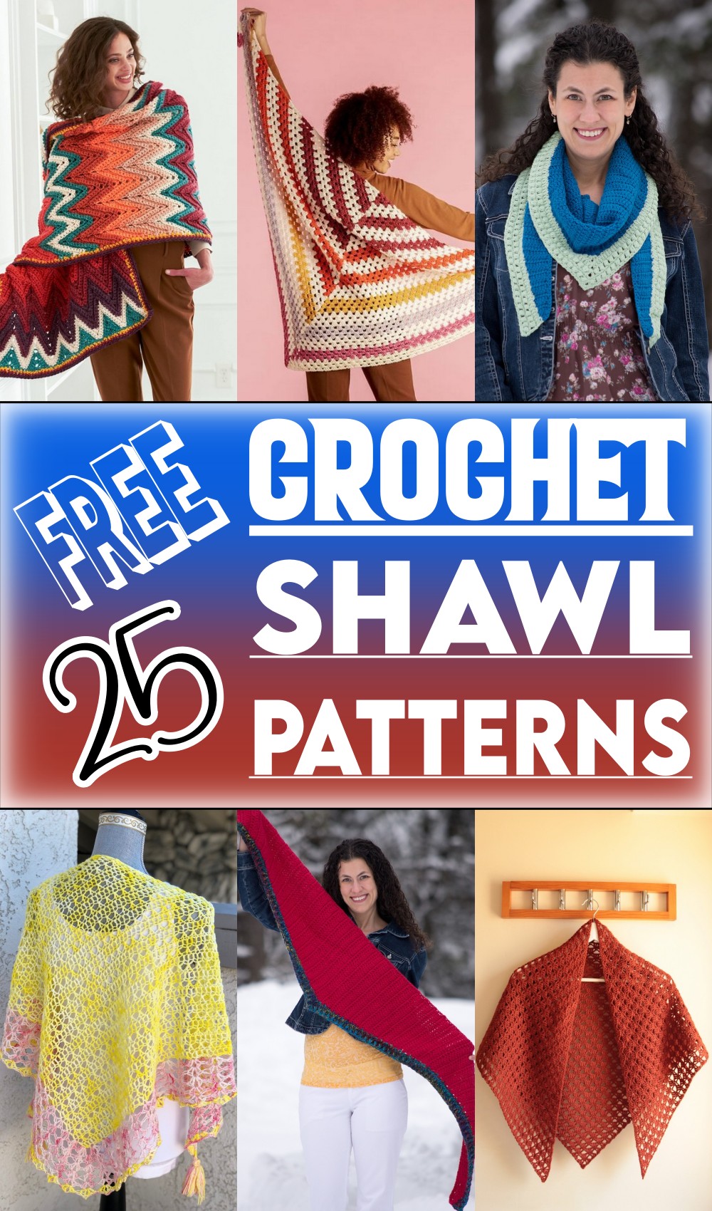 25 Free Crochet Shawl Patterns To Stay Cozy This Cold Season - The Newlywed