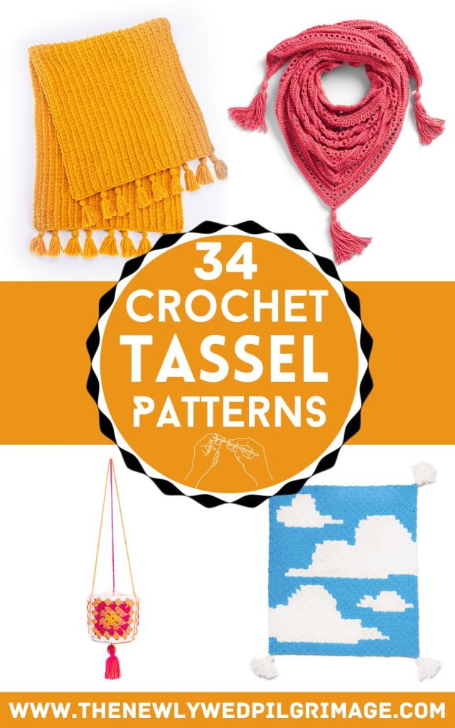 34 Free Crochet Tassel Patterns For All Types Of Accessories - The Newlywed