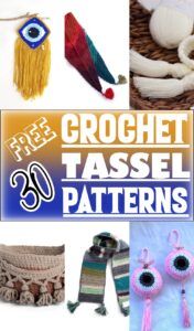 30 Free Crochet Tassel Patterns For All Types Of Accessories - The Newlywed