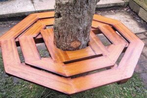 5 DIY Tree Seat Ideas For Your Backyard Publish - The Newlywed