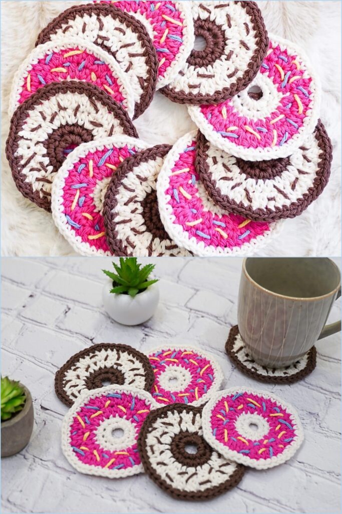 14 Free Crochet Donut Patterns for Kid's Items - The Newlywed