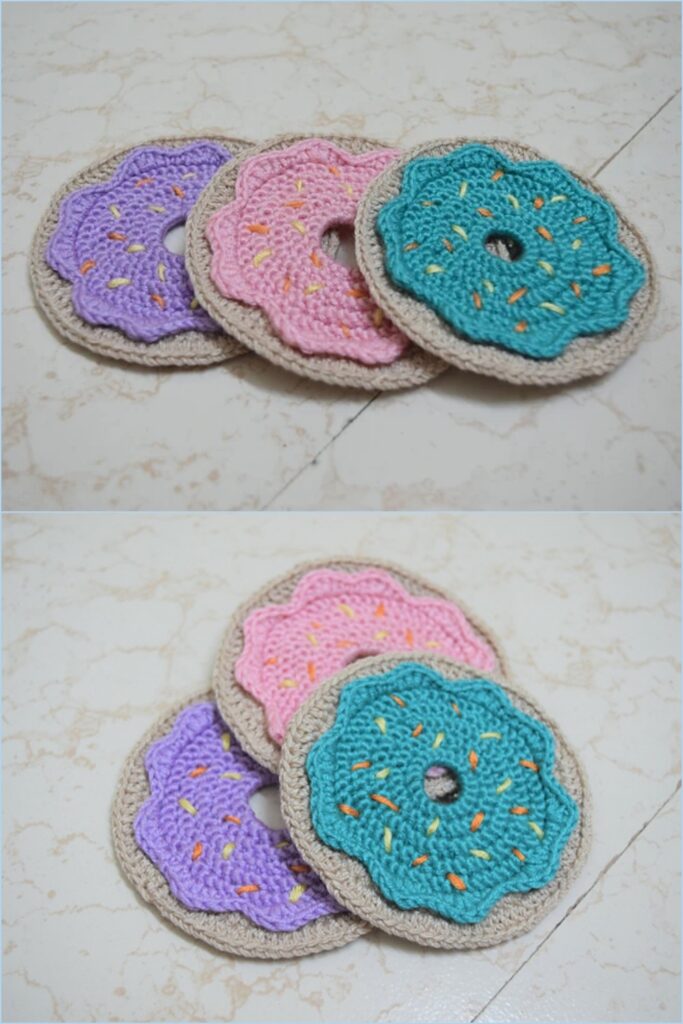 14 Free Crochet Donut Patterns for Kid's Items - The Newlywed