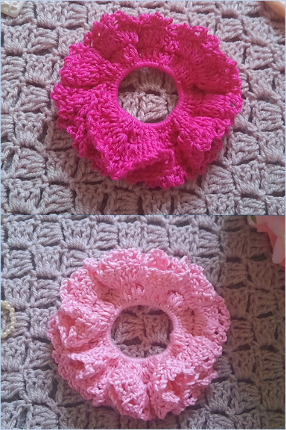 15 Free Crochet Scrunchies Patterns In Beautiful Colors - The Newlywed