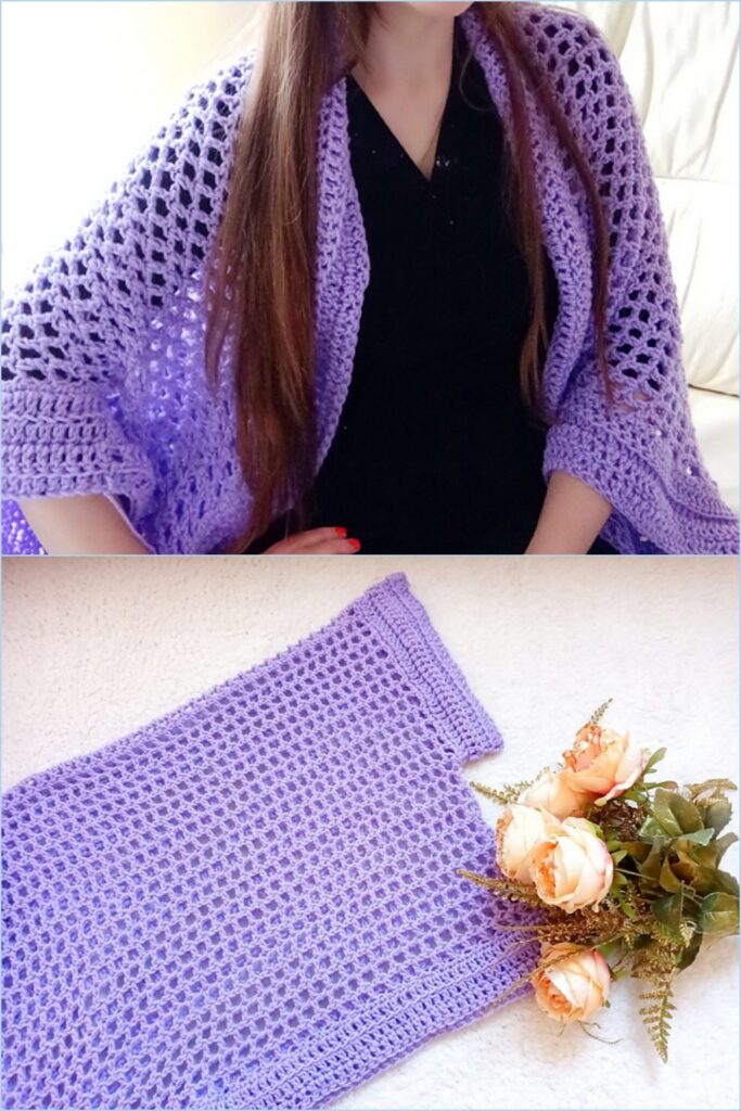 10 Free Crochet Shrug Patterns For Winter Season - The Newlywed