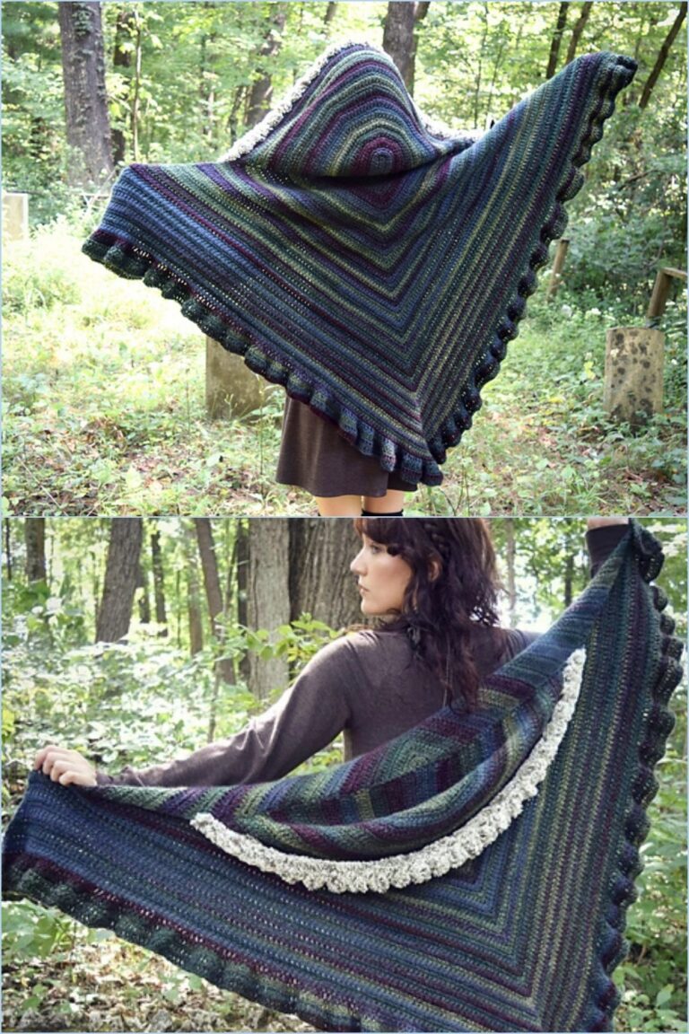 8 Free Crochet Hooded Shawl Patterns to Double Up Warmth - The Newlywed