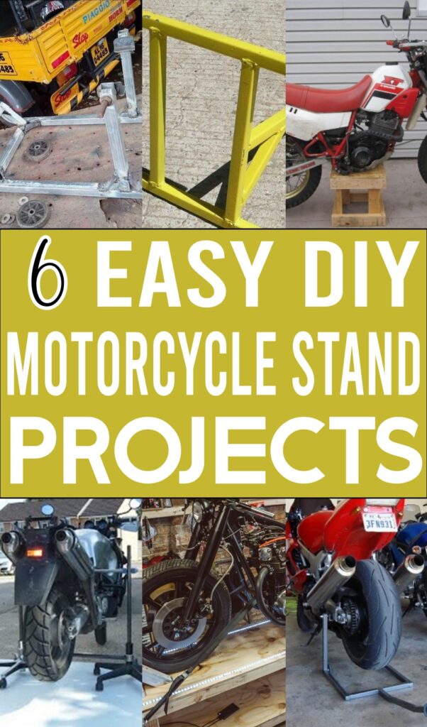 6 DIY Motorcycle Stand Projects To Lift Your Bikes While Repairing ...