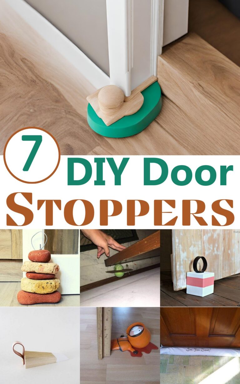 7 DIY Door Stopper Projects You Can Make At Home - The Newlywed