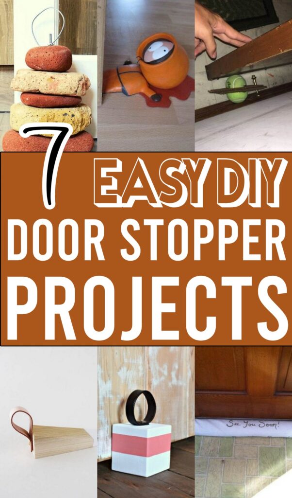 7 DIY Door Stopper Projects You Can Make At Home - The Newlywed