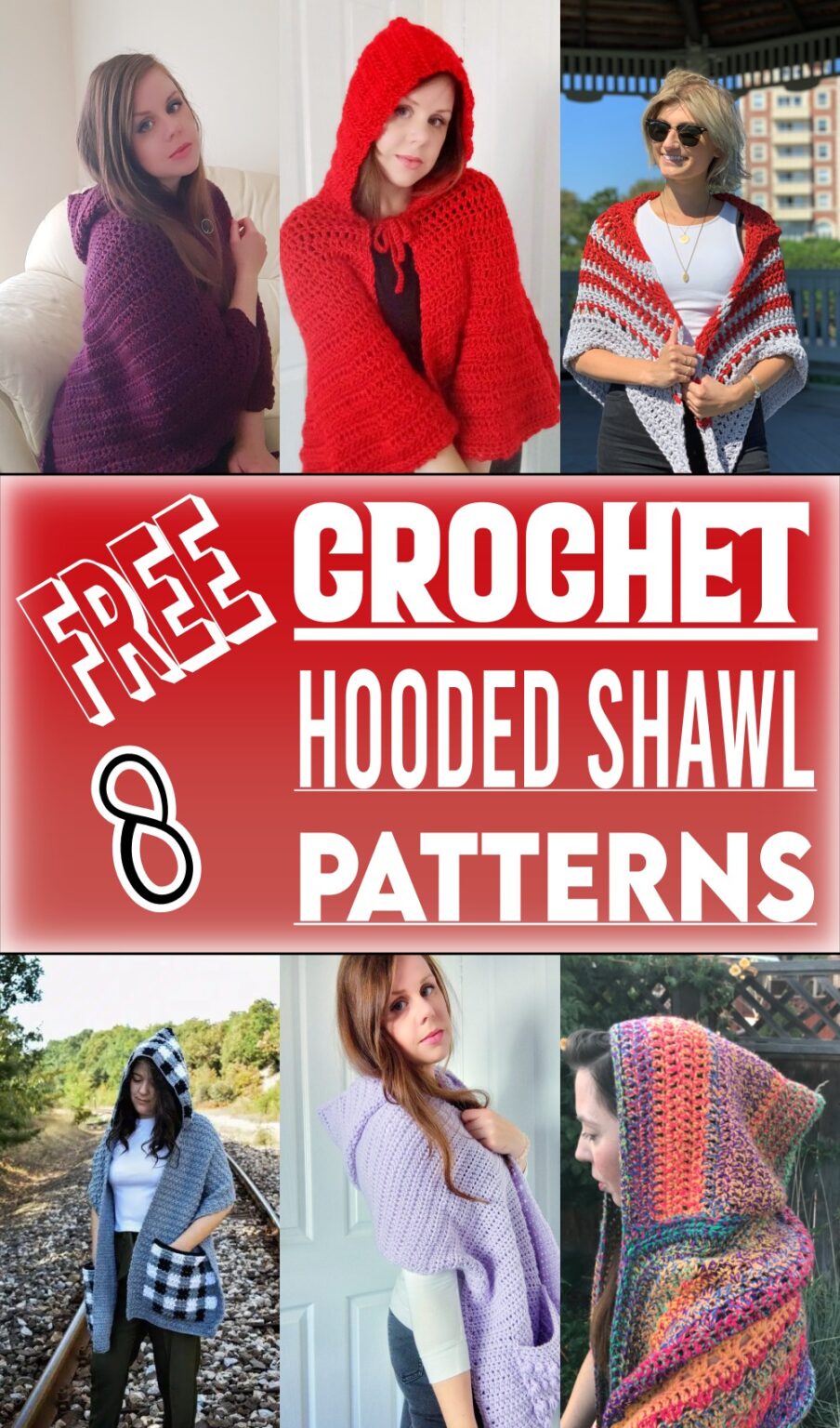 8 Free Crochet Hooded Shawl Patterns to Double Up Warmth - The Newlywed