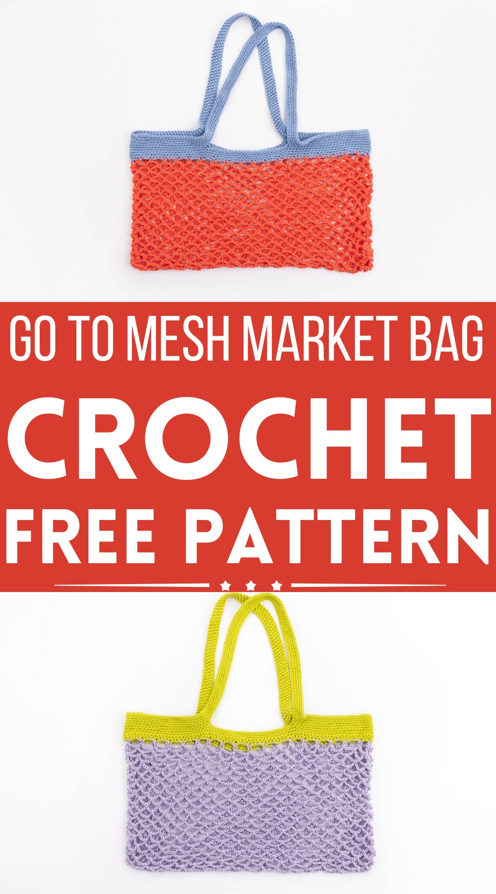 14 Free Crochet Market Bag Patterns (Easy For Beginners!) - The Newlywed