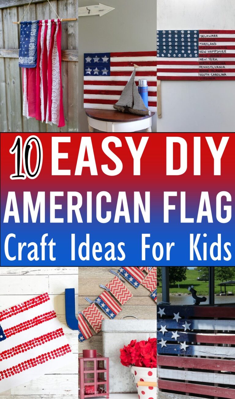 10 DIY American Flag Craft Ideas For Kids - The Newlywed