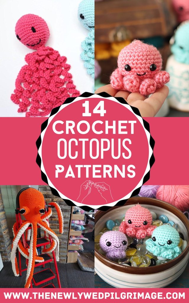 14 Free Crochet Octopus Amigurumi Patterns - The Newlywed