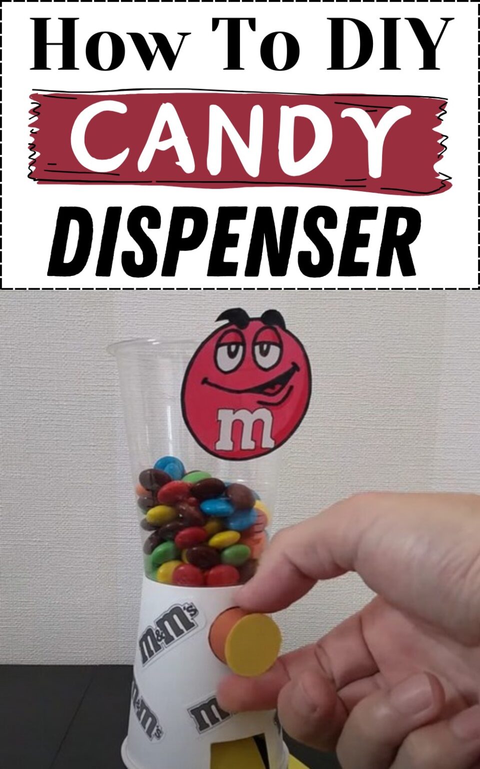 How to make DIY Candy Dispenser ( Easiest Guide) - The Newlywed