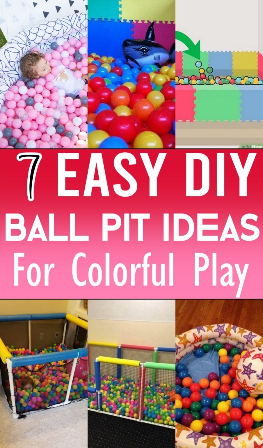 7 DIY Ball Pit Ideas For Colorful Play - The Newlywed
