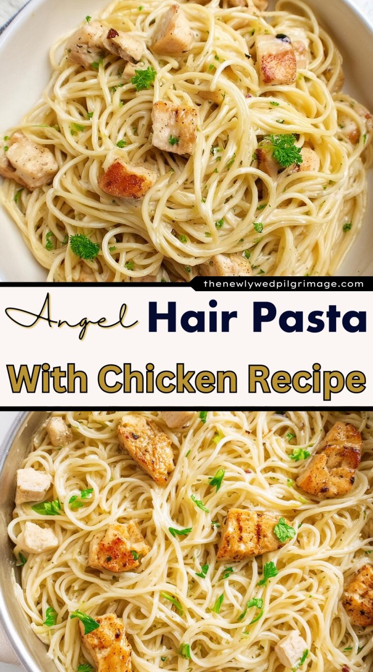 Juicy Softer Angel Hair Pasta With Chicken Recipe - The Newlywed