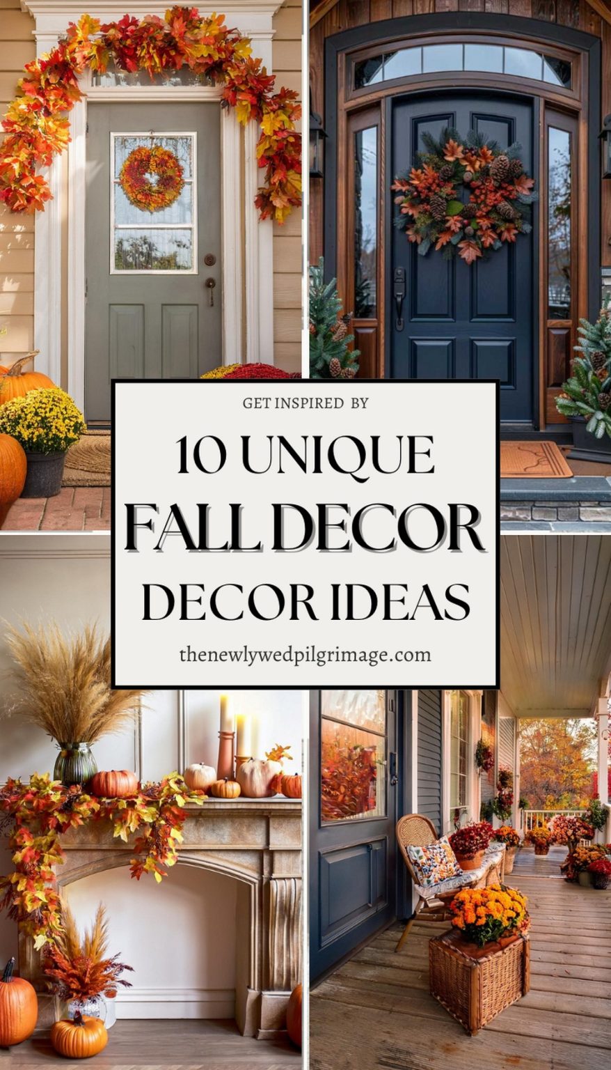 10 Unique Fall Decor Ideas For Indoor & Outdoor - The Newlywed