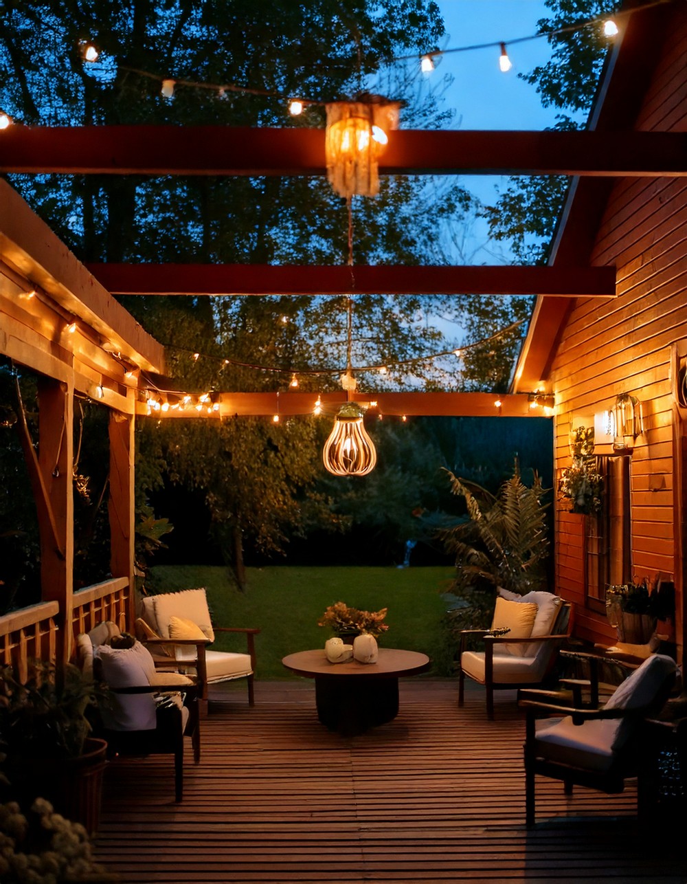 20 Farmhouse Patio Ideas For A Cozy Getaway - The Newlywed