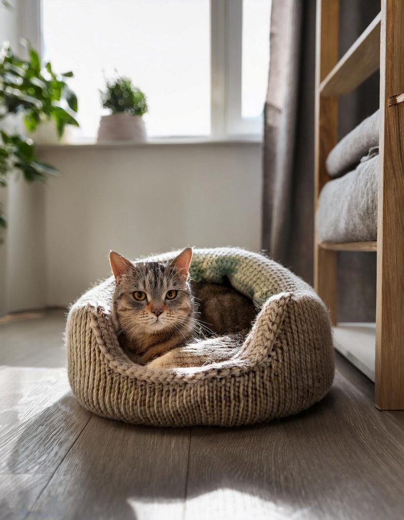 15 Super Creative & Cozy DIY Cat Bed Ideas - The Newlywed