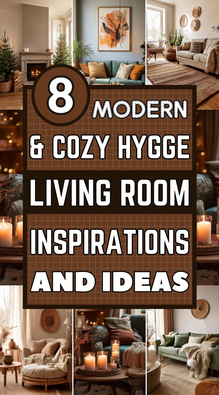 8 Cozy & Modern Hygge Living Room Ideas - The Newlywed
