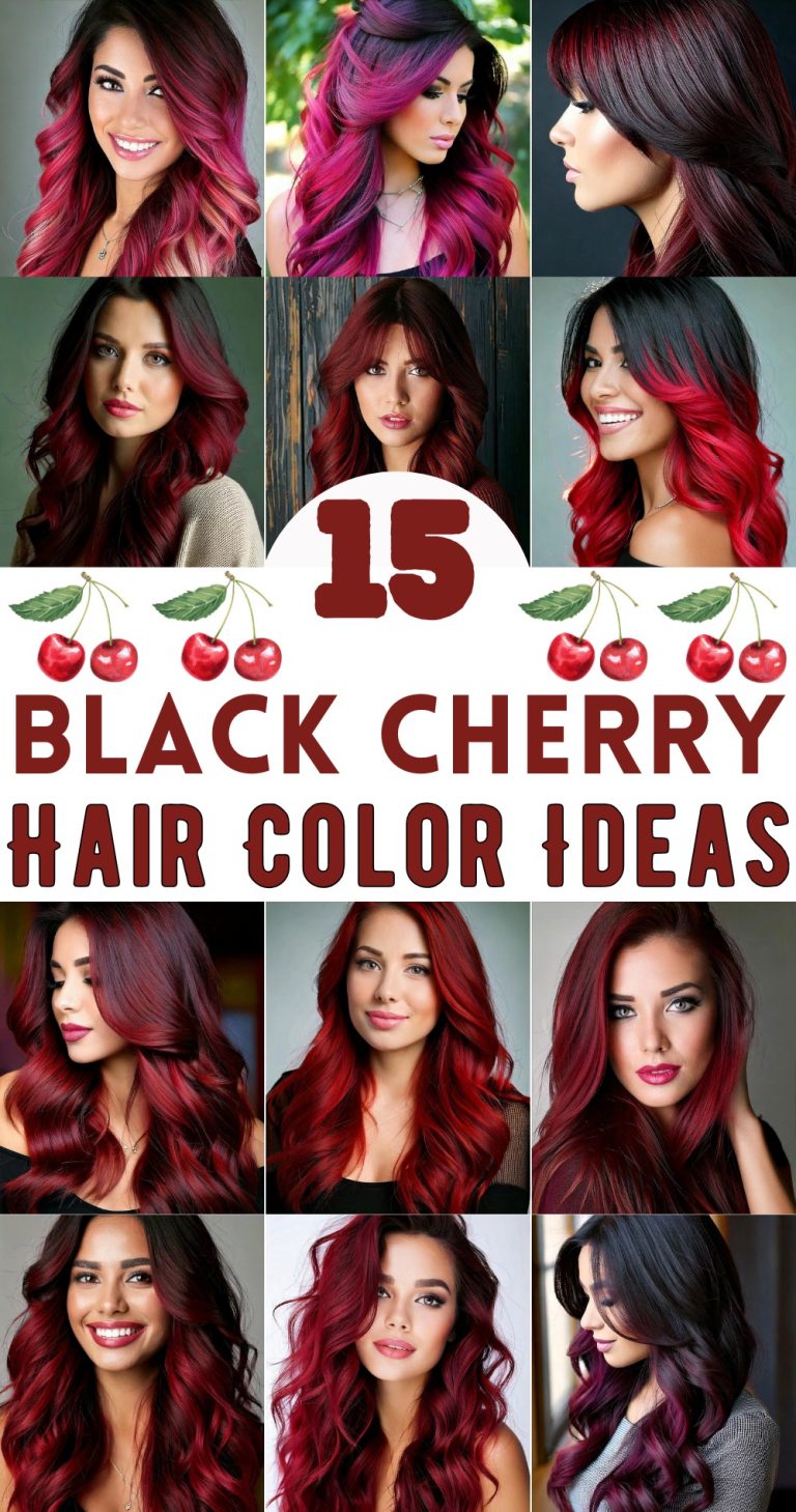 15 Super Stylized Black Cherry Hair Color Ideas For Everyone - The Newlywed