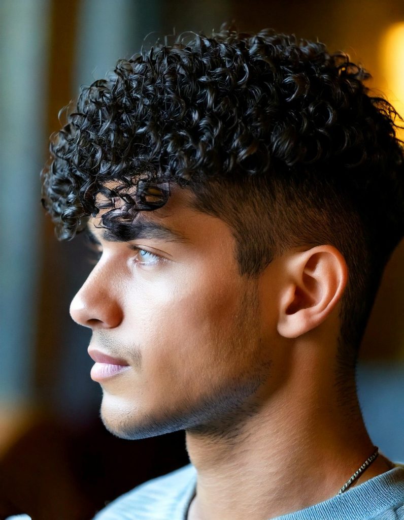 15 Super Stylized Unique Curly Haircuts For Men - The Newlywed