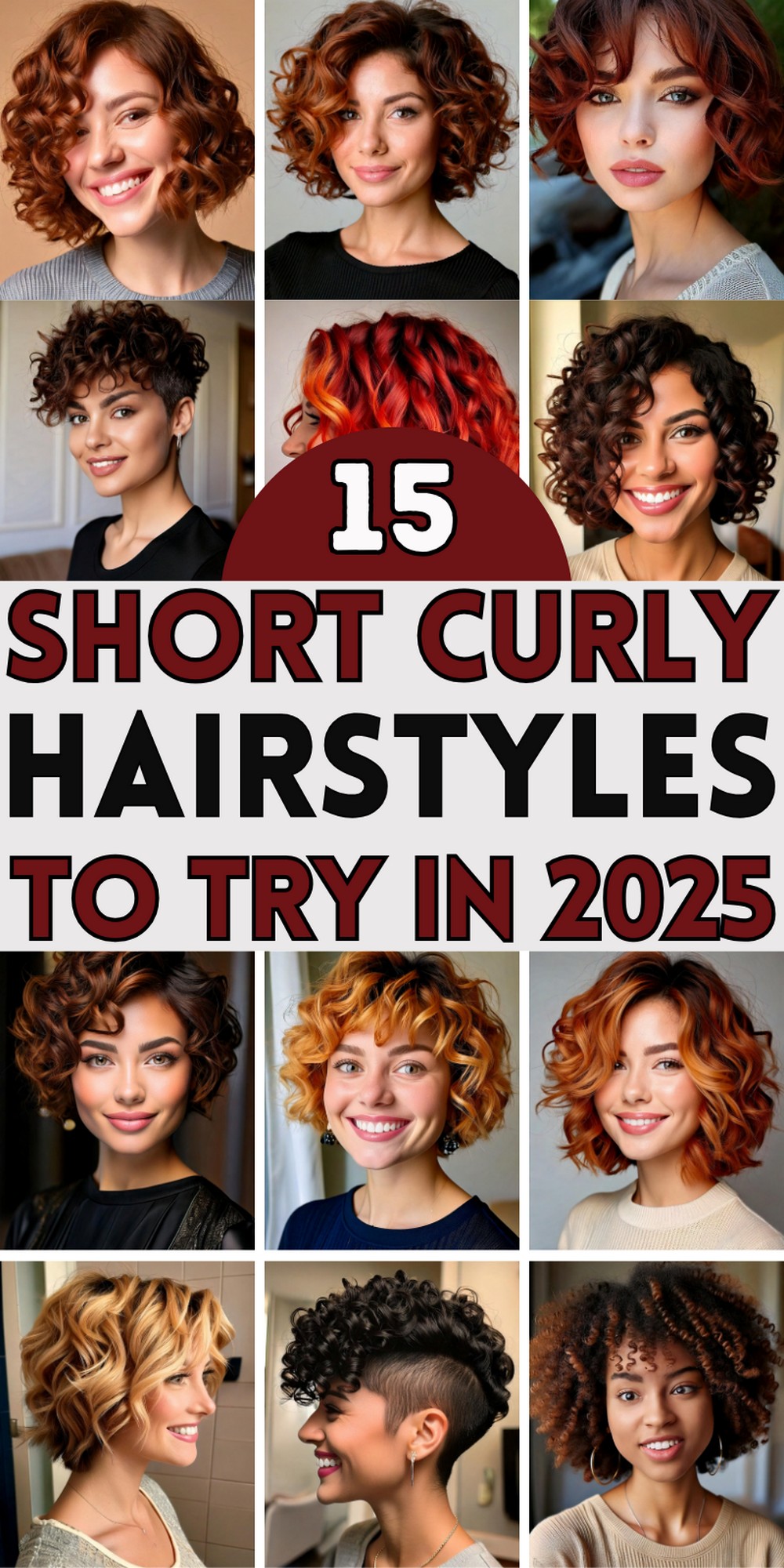 15 Short Curly Hairstyles To Get Inspiration For 2025 - The Newlywed