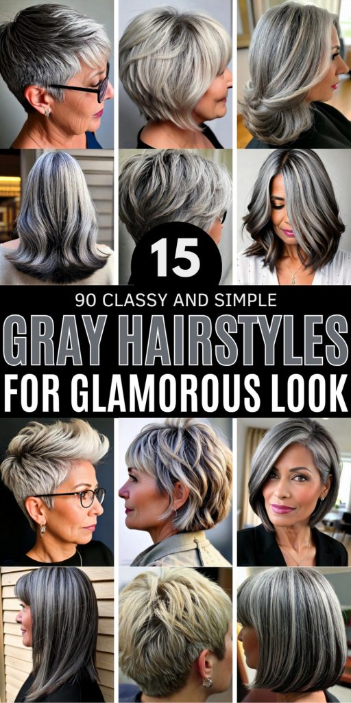 15 Gorgeous Gray Hair Ideas (From Classic To Contemporary) - The Newlywed