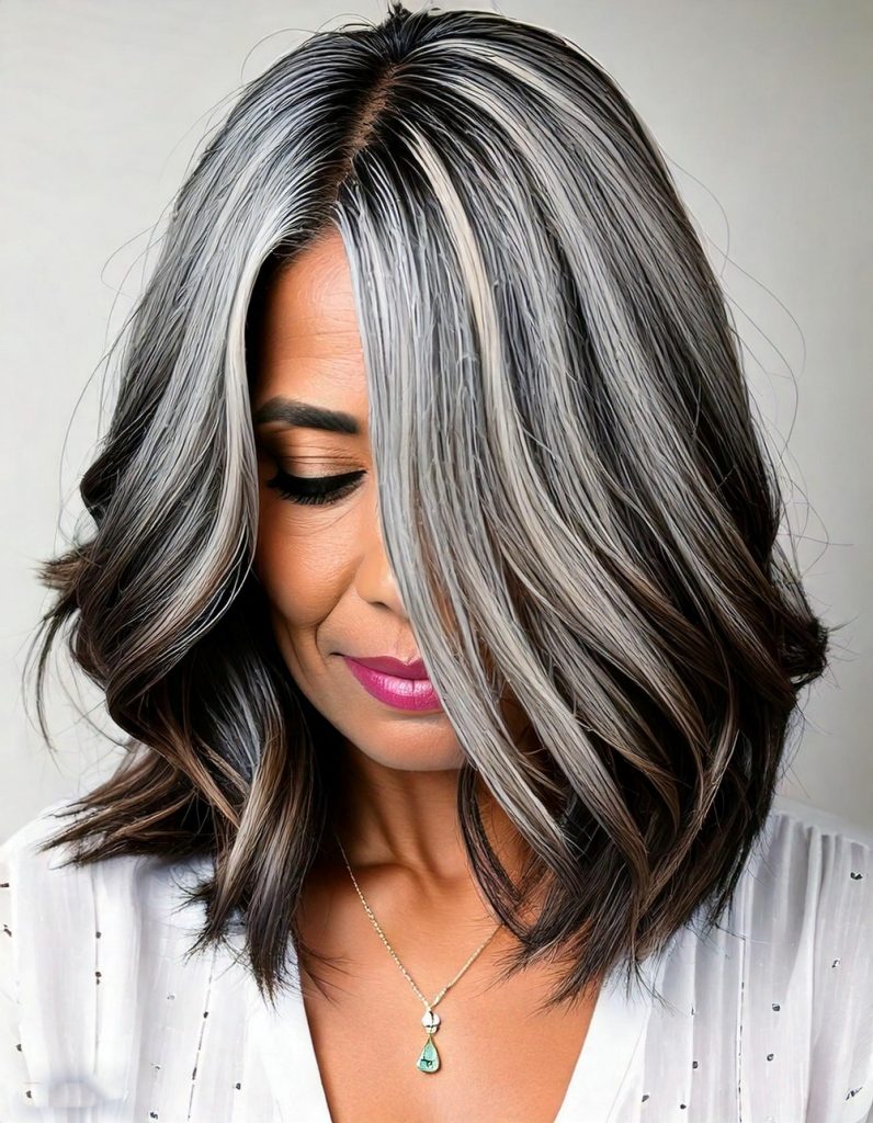 15 Gorgeous Gray Hair Ideas (From Classic To Contemporary) - The Newlywed