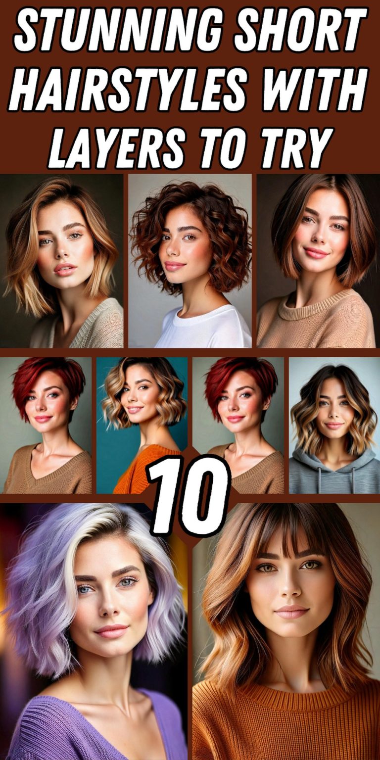 10 Best Short Layered Hairstyles For Volume And Movement - The Newlywed