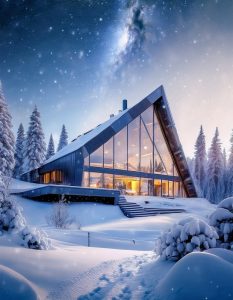 10 Best Winter House Exteriors To Inspire You - The Newlywed