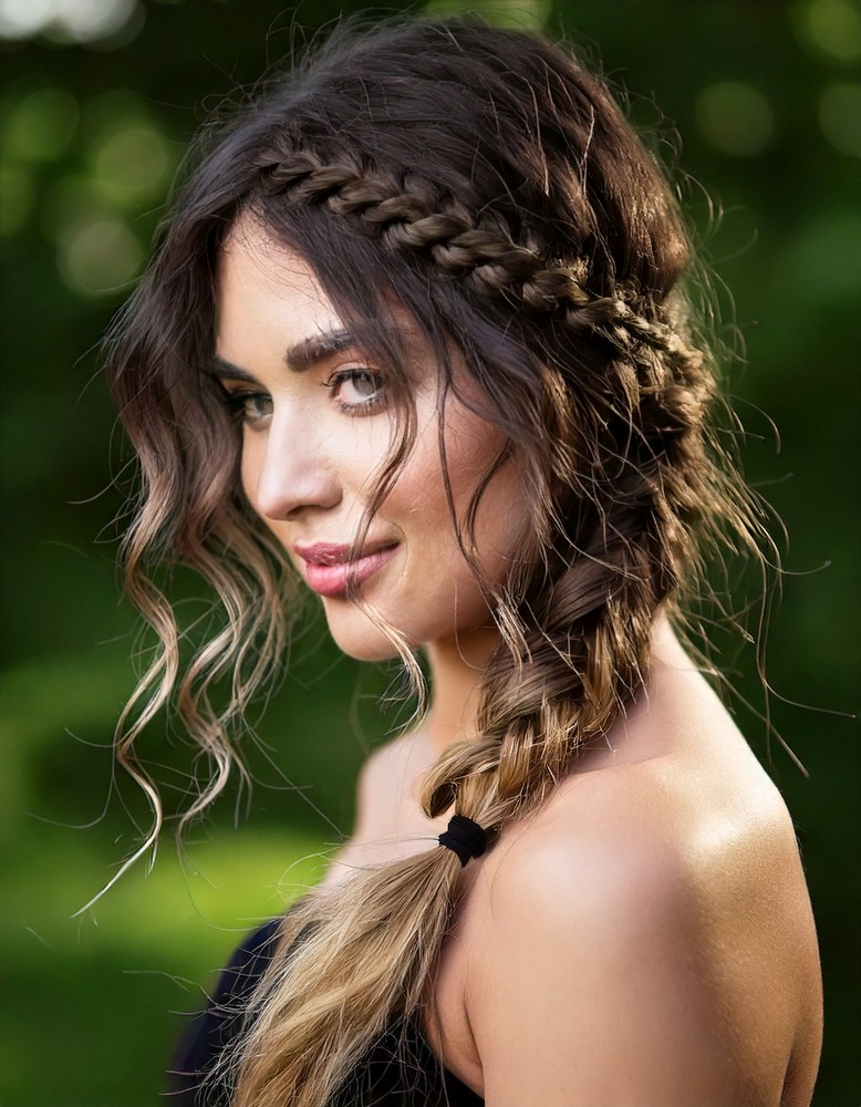 15 Long Curly Hairstyles With Layers & Braids - The Newlywed