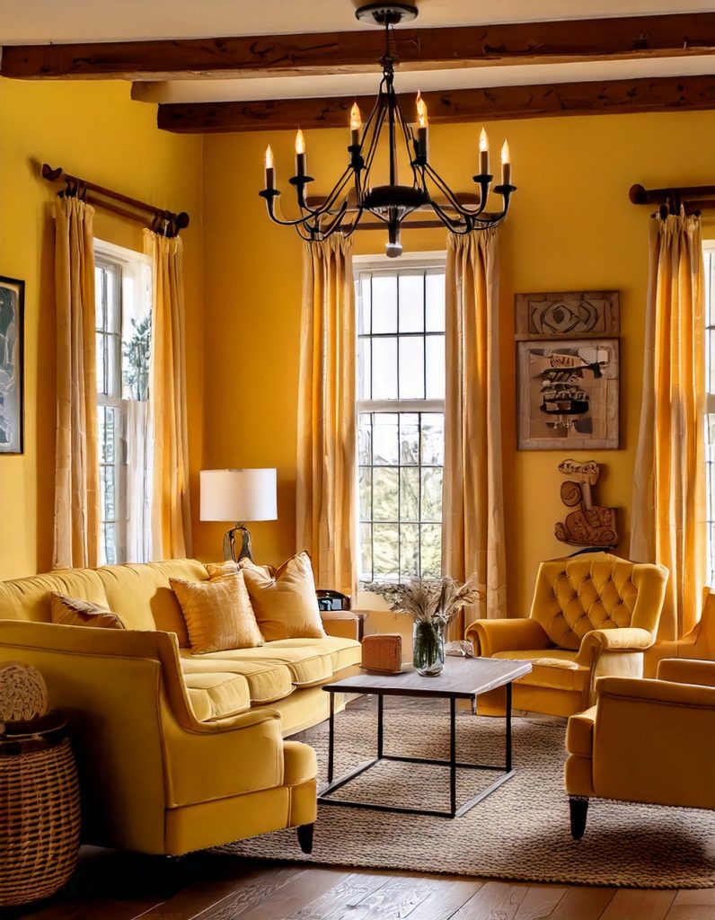 20 Fresh And Bright Yellows Living Room Inspirations - The Newlywed