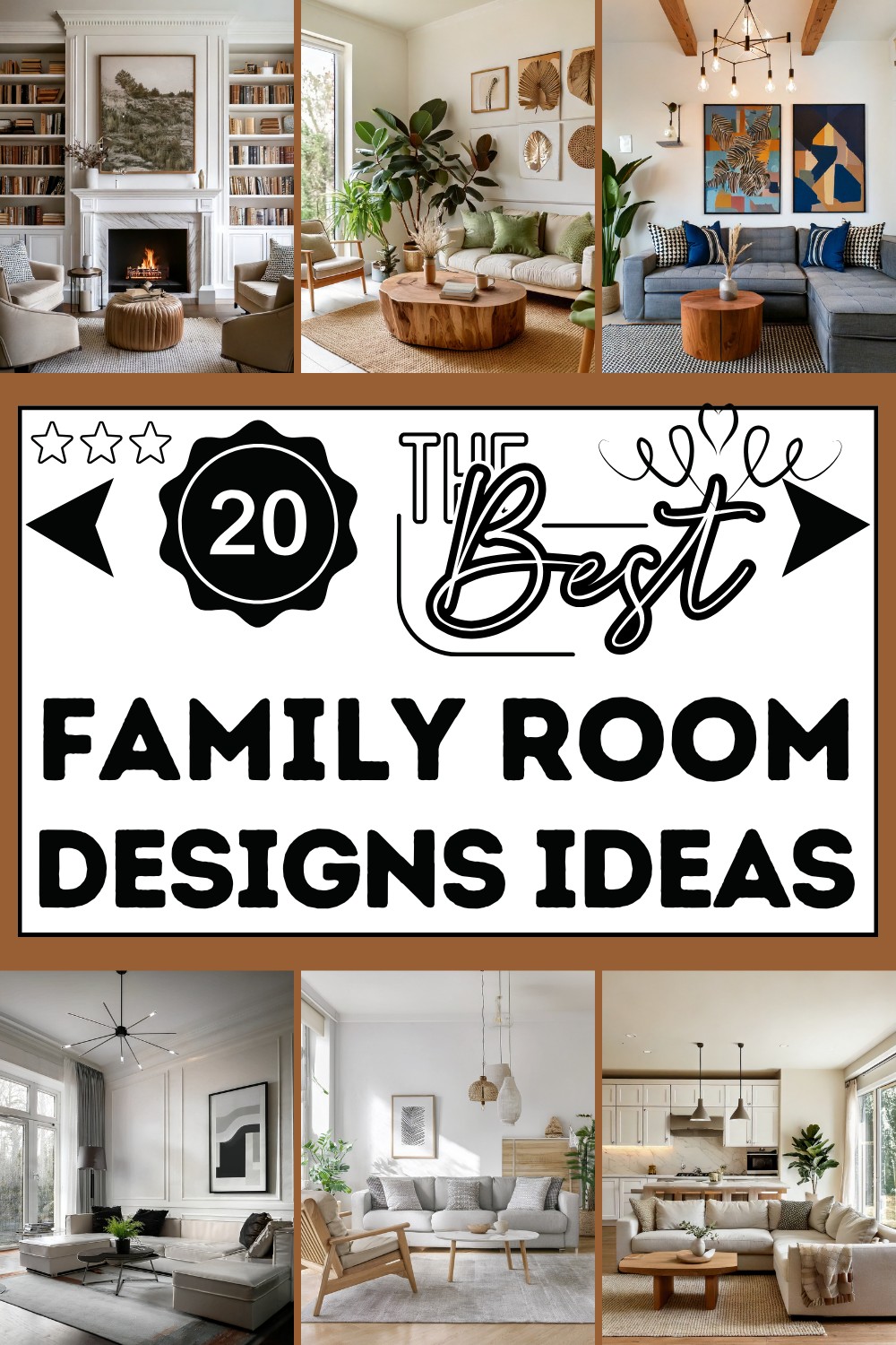 20 Family Room Design Ideas For Bringing Families Together - The Newlywed