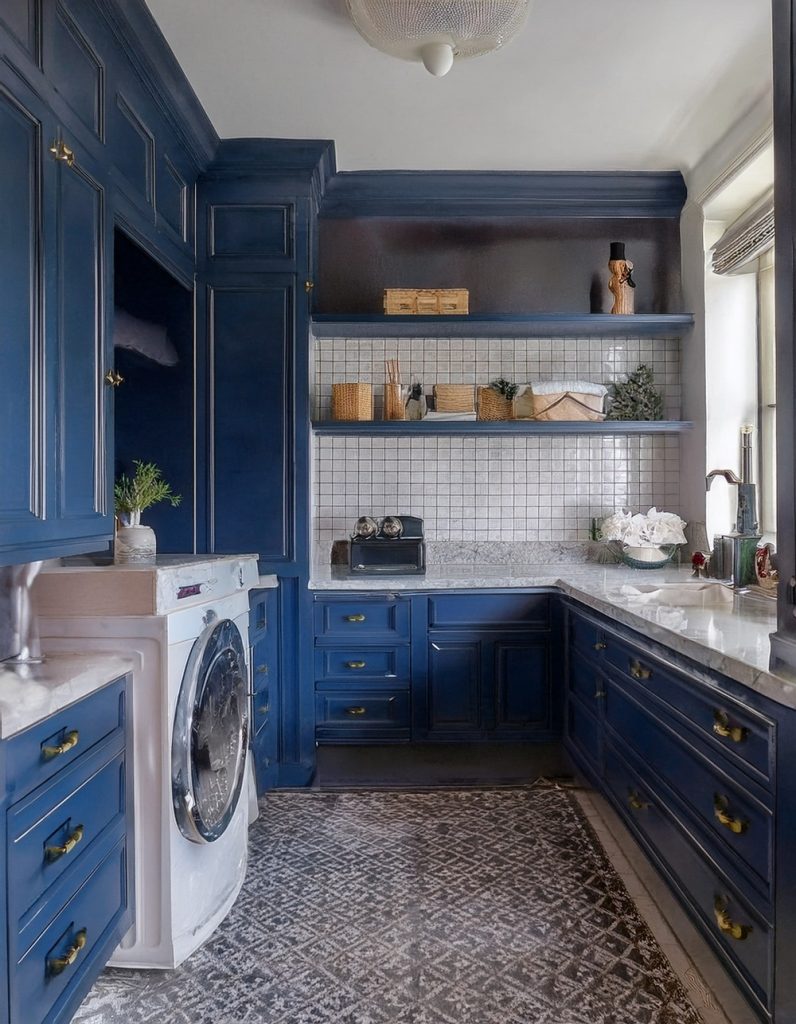 20 Space-Saving & Minimalistic Utility Room Inspirations - The Newlywed