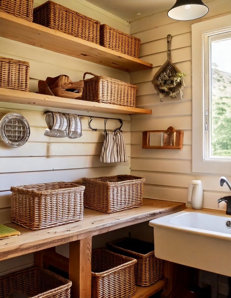20 Space-Saving & Minimalistic Utility Room Inspirations - The Newlywed