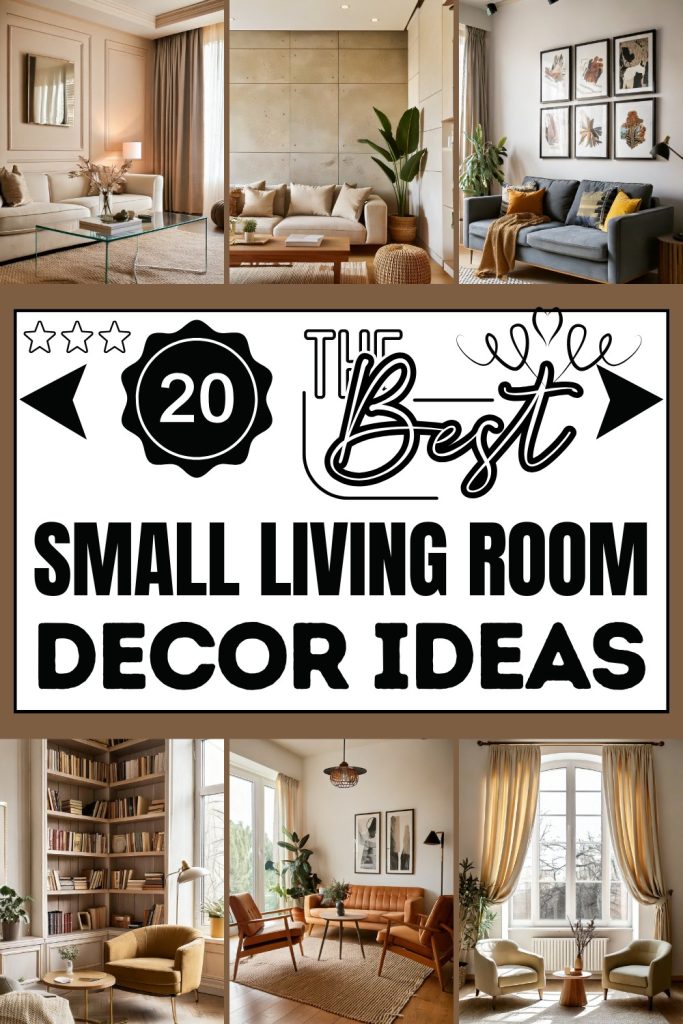 20 Small Living Room Decor Ideas For Maximum Space - The Newlywed