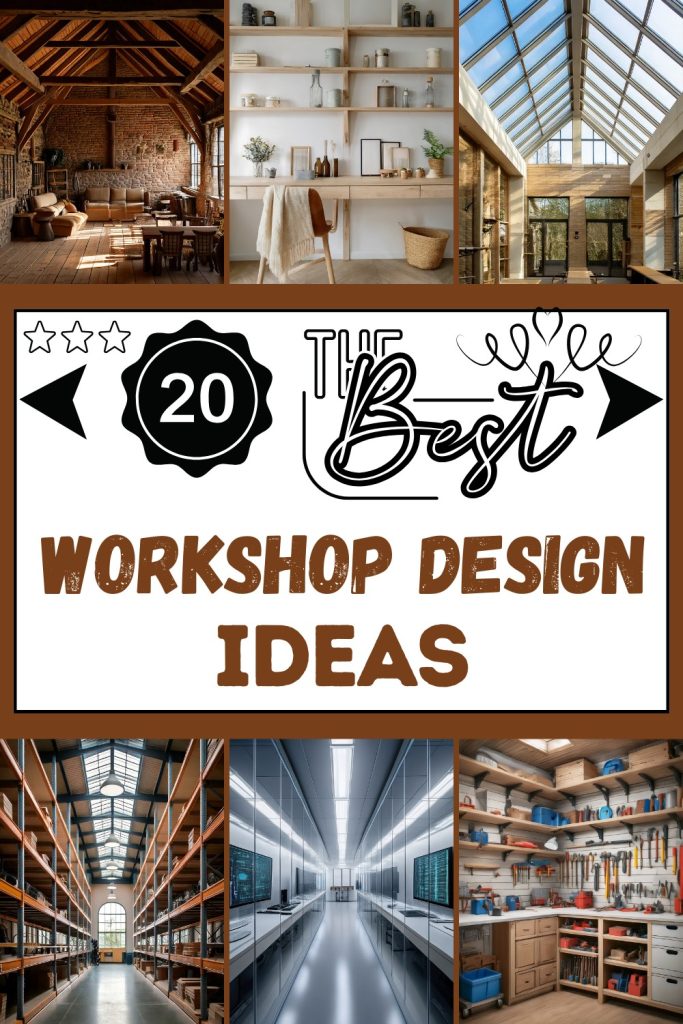 20 Workshop Design Ideas For Maximum Space & Functionality - The Newlywed