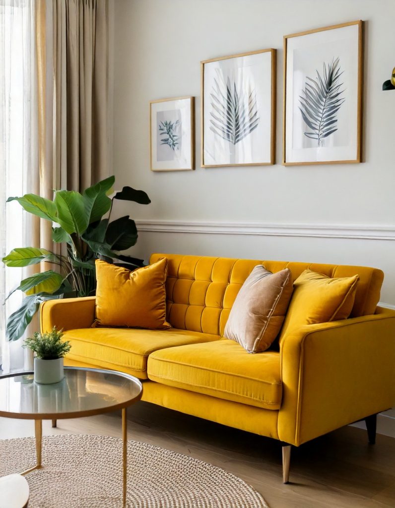 20 Fresh And Bright Yellows Living Room Inspirations - The Newlywed