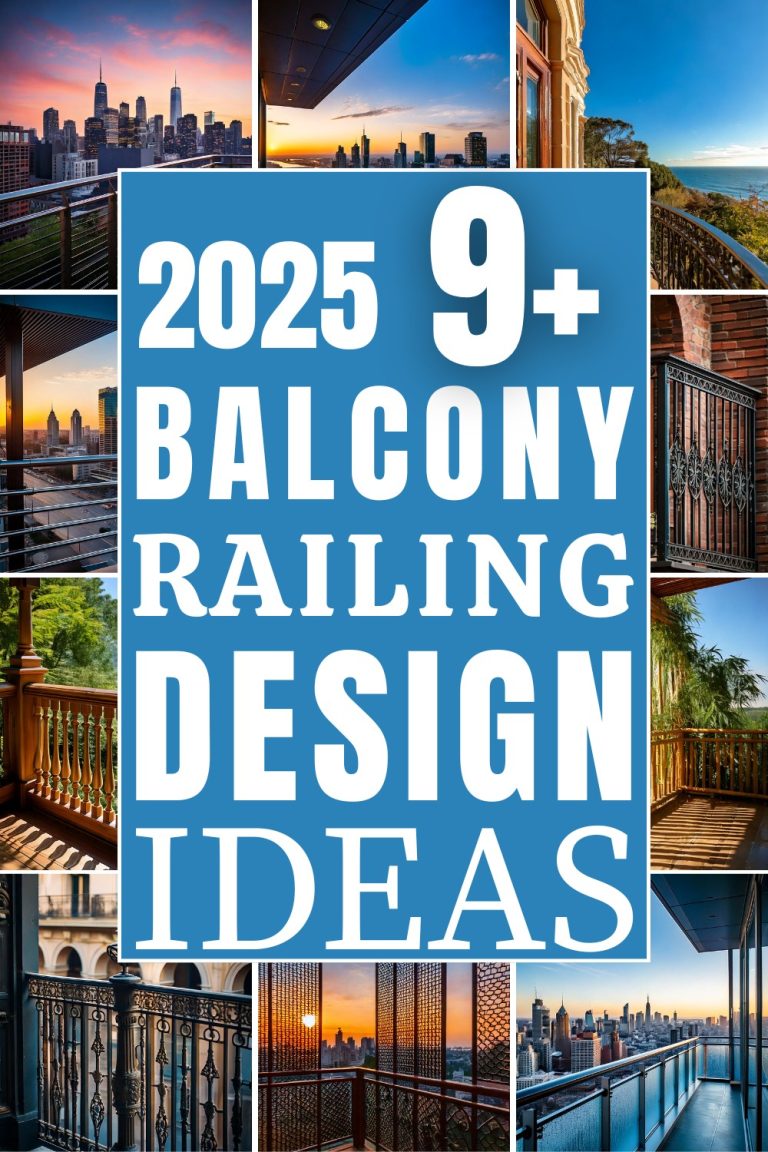 10 Balcony Railing Design Ideas For Urban Apartments - The Newlywed