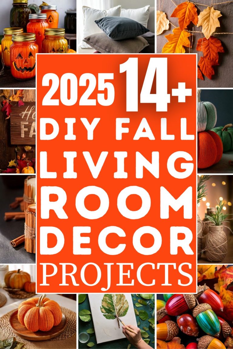15 DIY Fall Living Room Decor Ideas For Seasonal Vibe - The Newlywed