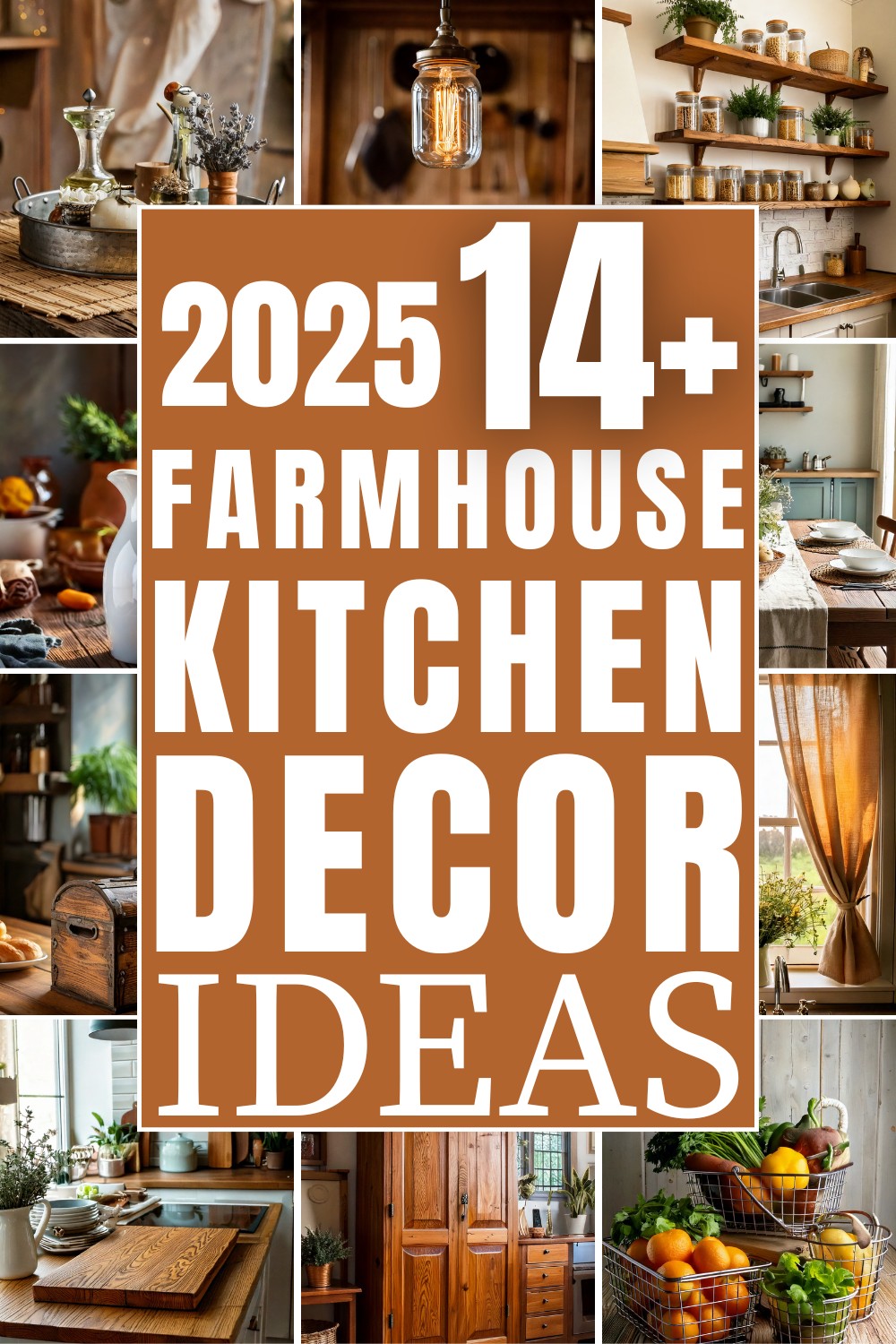 15 Farmhouse Kitchen Decor Ideas For Rustic Charm - The Newlywed