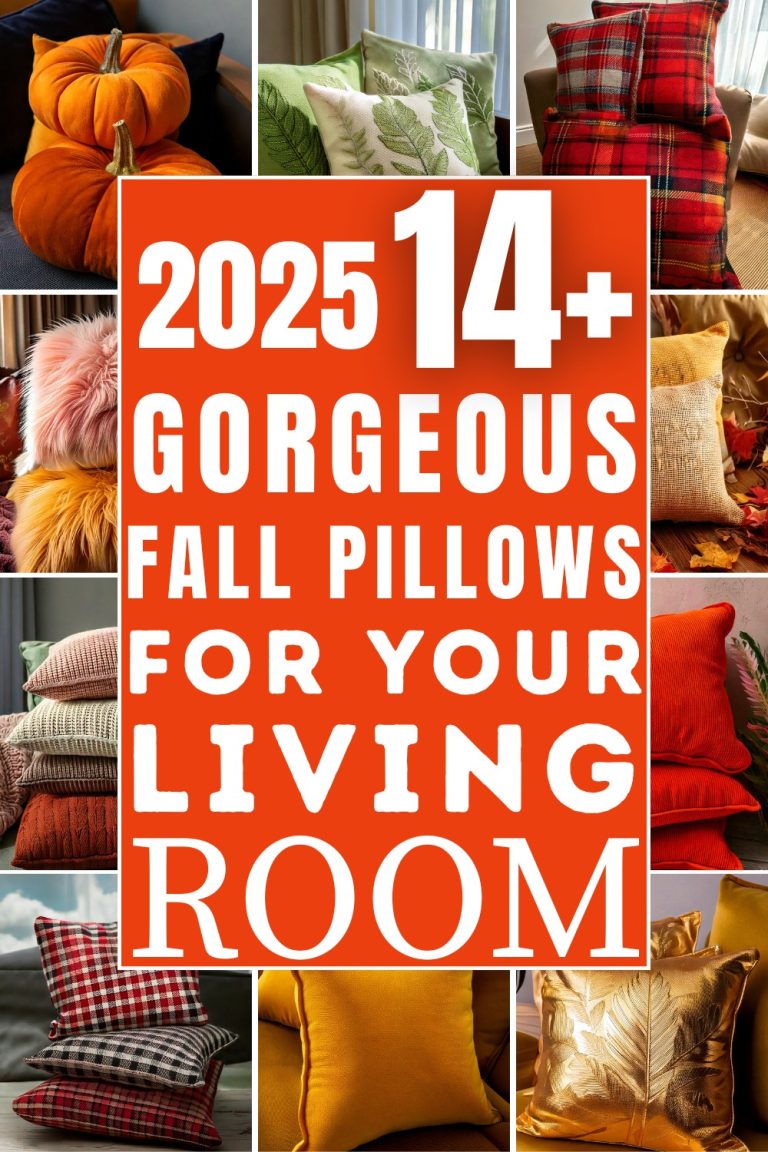 15 Gorgeous Fall Pillow Ideas For Your Living Room - The Newlywed