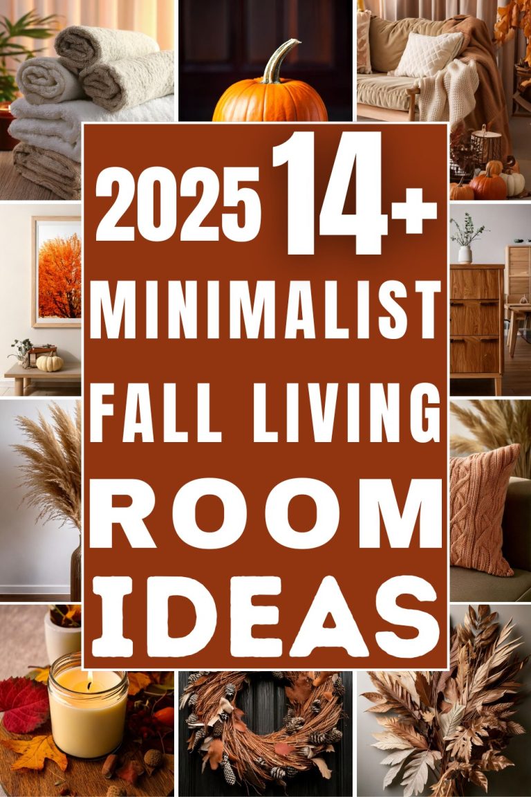 15 Minimalist Fall Living Room Ideas For Stylish Autumn Refresh - The ...