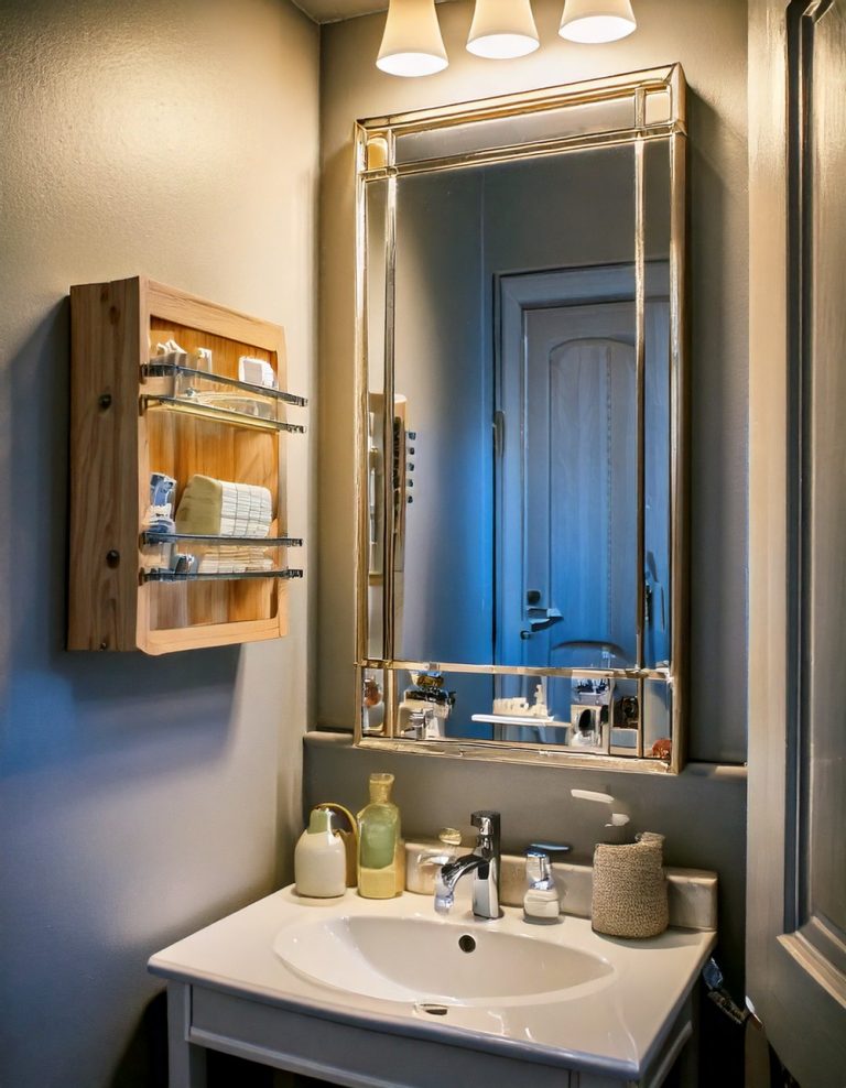 12 Tiny Powder Room Storage Ideas For Clever Arrangements - The Newlywed